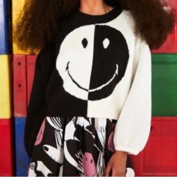 FARM Rio | Sweaters | Farm Rio X Smiley Icon Sweater | Poshmark
